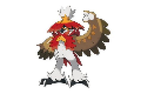 Pixel Art Pokemon Archéduc Modèle Coloriage Facile Dessin à Imprimer