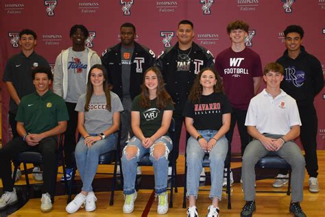 Tompkins Hs Athletes Sign With Colleges And Universities During National Signing Day