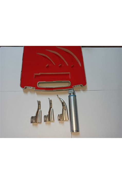 Pulsemed Pediatrik Laringaskop Laringoskop Set No00 0 1 Eğri Blade