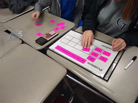 Dividing Polynomials Using The Box Method Puzzles Math Love