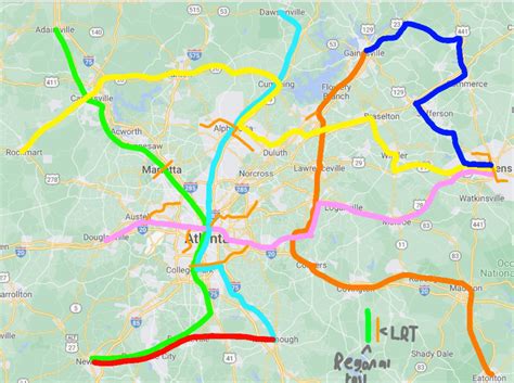 Very Rough And I Mean Very Rough Drawing Of Fictional Atl Regional