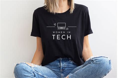 Women In Tech T Shirt For Women In Technology Tech Career Shirt Coding