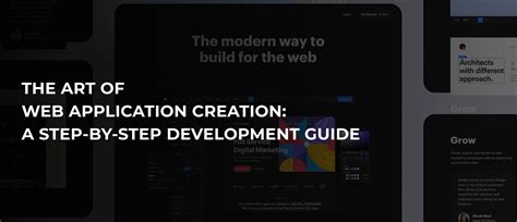 how to create a web application in depth guide about development process