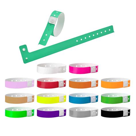 Branded Promotional Code Plastic Wrist Band 16mm Coastal Direct