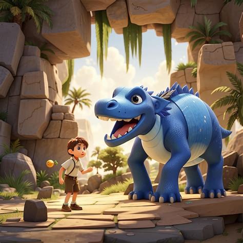 Premium Photo Prehistoric Math Quest