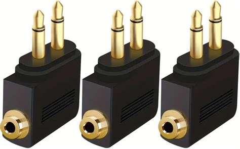 Ucec Airplane Headphone Adapter 35mm Airplane Adapter For