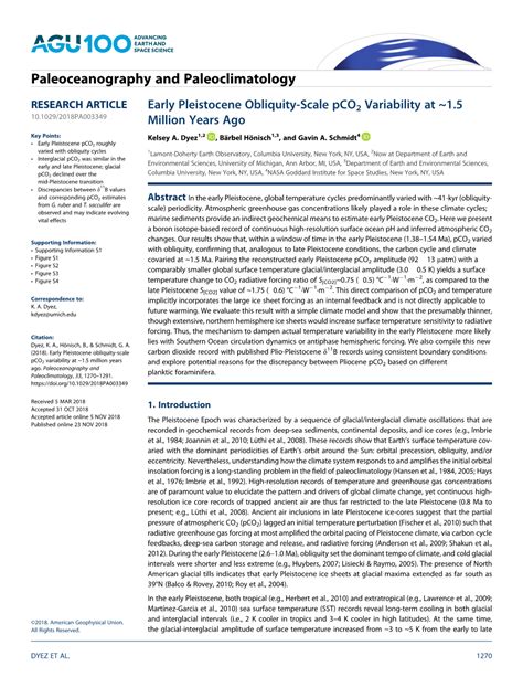 Early Pleistocene Obliquity Scale Pco2 Variability At ~15 101029
