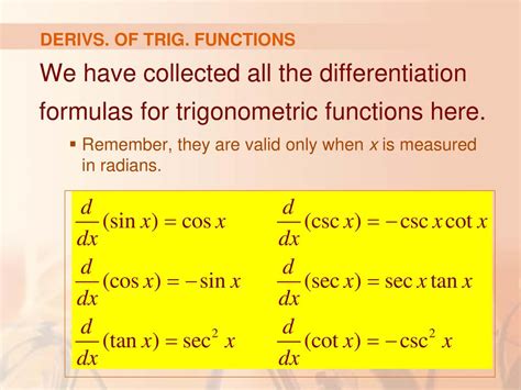 Differentiation Rules Ppt Download