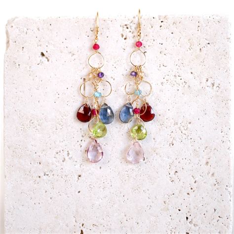 Multicolor Earrings Etsy