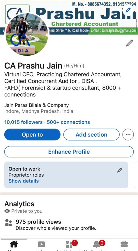 Ca Prashu Jain On Linkedin 10kfollowers Milestonemoment