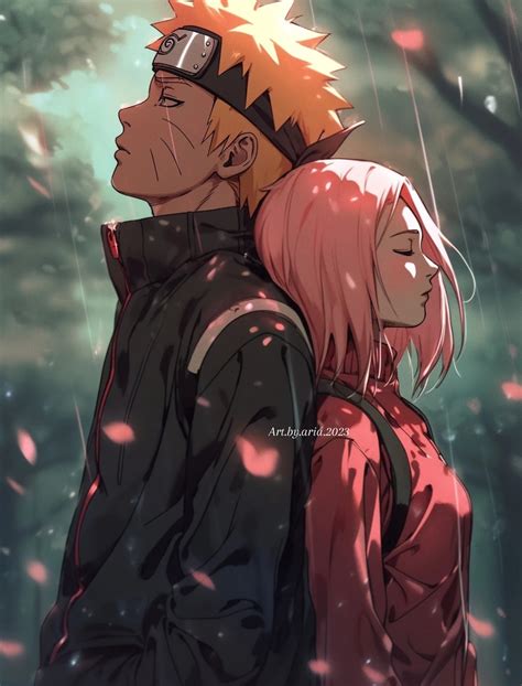 Back To Back Naruto X Sakura By Narutobyari On Deviantart