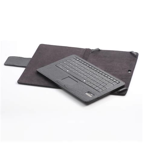 Leather Case With Touchpad Bluetooth Keyboard For Microsoft Surface Pro