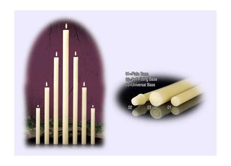 51 Beeswax Altar Church Candles By Dadant Southeast Church Supply
