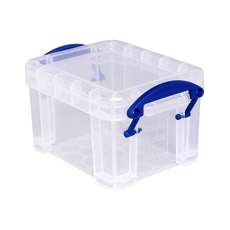 Really Useful Box 015 Quart Storage Container With Snap Lid Plastic