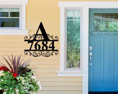 Modern Address Numbers For House