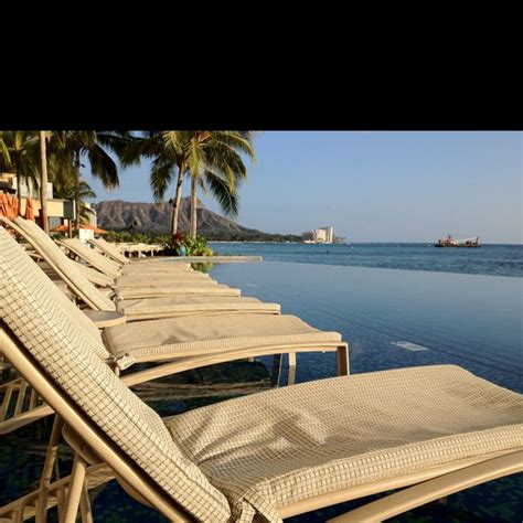 Sheraton Waikiki Infinity Pool Deck View Sheraton Waikiki Deck