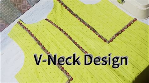 Mini V Placket Neck Design V Neck Design Trendydesigns Trendydesigns Youtube