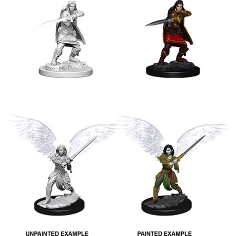 Dandd Unpainted Mini Aasimar Female Fighter Anime And Things
