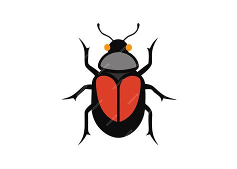 Beetle Vector Art On White Background Premium Ai Generated Vector