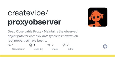 Github Createvibeproxyobserver Deep Observable Proxy Maintains The Observed Object Path