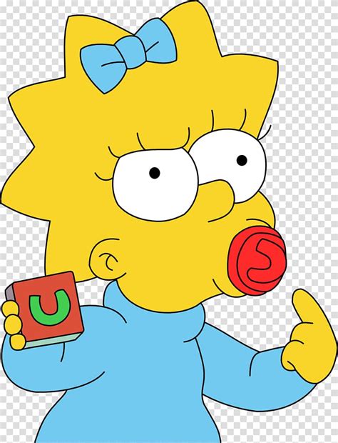 The Simpsons Girl Character Illustration Maggie Simpson Bart Simpson