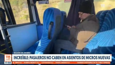 Concepción Pasajeros No Caben En Asientos De Micros Nuevas T13