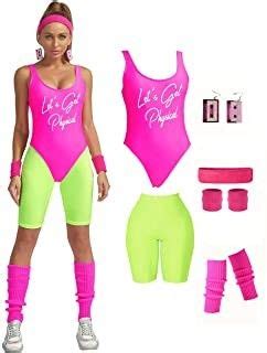 Pin By Arian Singh On Fashion 80s Workout Costume Neon Leggings 80s