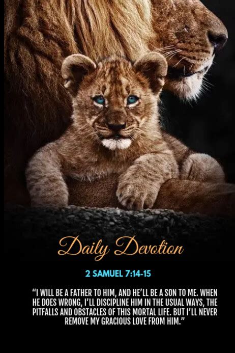 Daily Devotion Template Postermywall