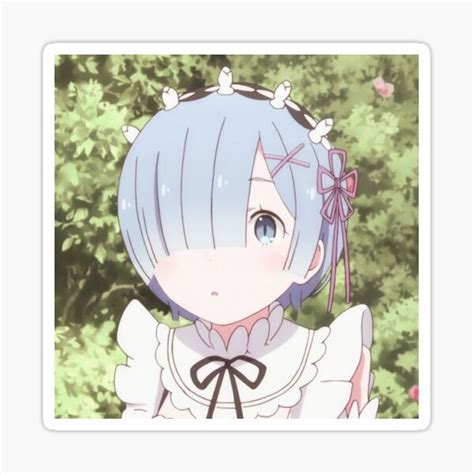 Rem Rezero Sticker For Sale By Nekolizzy Redbubble