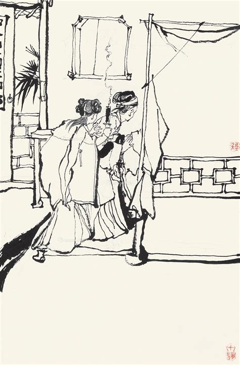 【连环画稿 镜片 水墨纸本】拍卖品图片价格鉴赏绘画雅昌艺术品拍卖网