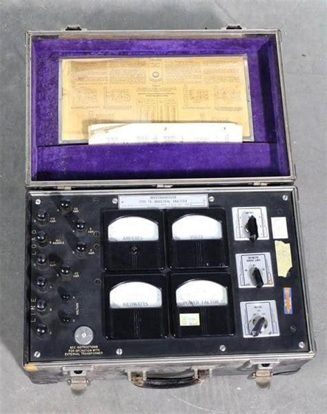 Westinghouse Ta Industrial Analyzer Ac Circuit Tester Auction