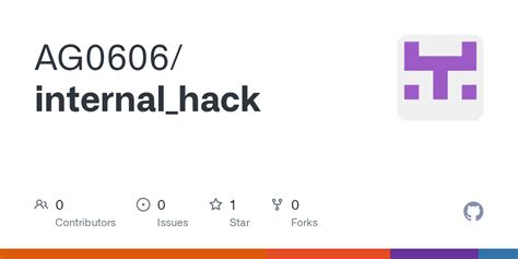 Github Ag0606internalhack