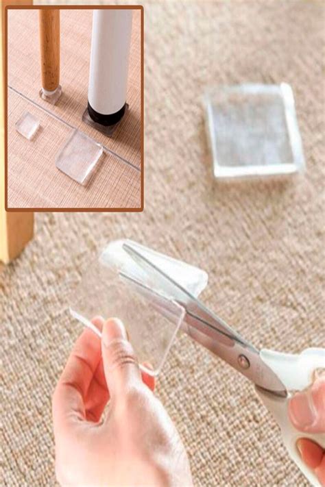 Tor Store 4lü Set Beyaz Eşya Sandalye Koltuk Masa Dolap İçin Kayma