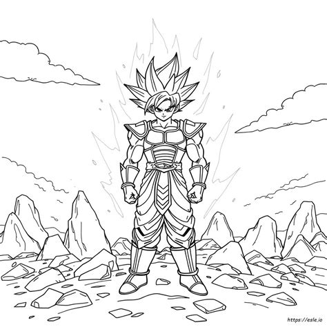 Goku Black Coloring