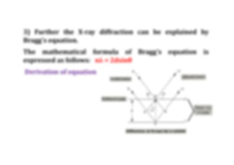 Solution Principle Of X Ray Diffraction Studypool