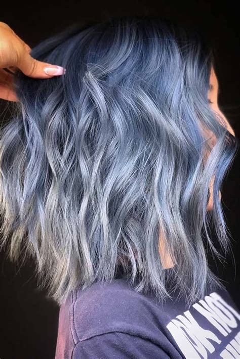 Silver Blue Hair Artofit