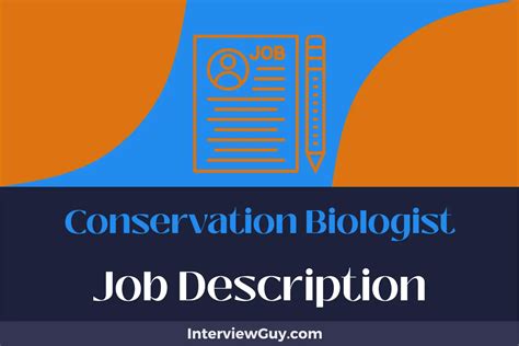 Conservation Biologist Job Description Updated For 2025