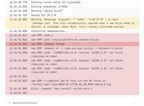 Vercel Deployment Failure Rnextjs