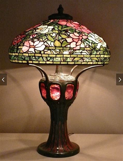 Tiffany Peony Lamp By Clara Driscoll Antique Floral Lamp Design
