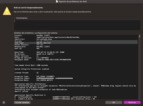 When I Try To Open Anki On My Mac I Only Get Error And It Closes