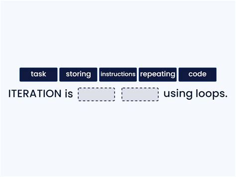 programming concepts complete the sentence