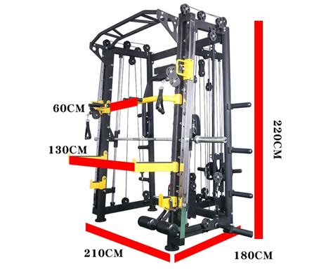 Multi Functional Smith Machine Power Rack Squat New Gym Equipment