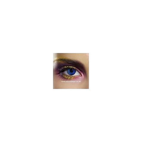Black And Blue Flame Crazy Pixie Halloween Contact Lenses Crazy