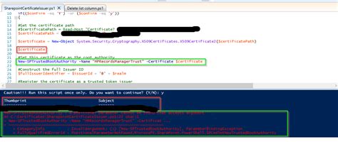 Issue When Using Powershell Scripts From Content Managers Documentation