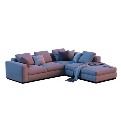 Sand L Sofa Model For Blender • Imeshh 3d Model Library