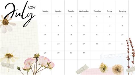 Free Printable Custom July 2025 Calendar Templates Canva