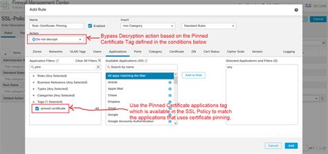 Certificate Pinning With Ssl Decryption Cisco Firepower Ftd Cisco Community