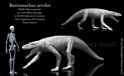 Barinasuchus Arveloi Art By Christopher Chávez