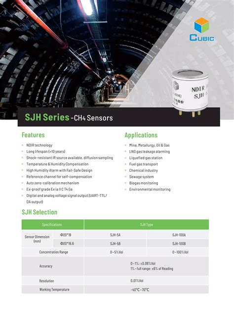 Cubic Industrial Grade Ndir Gas Sensor Pdf