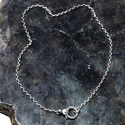 Staple Chains Silver Necklace Chains By Sheryl Lowe